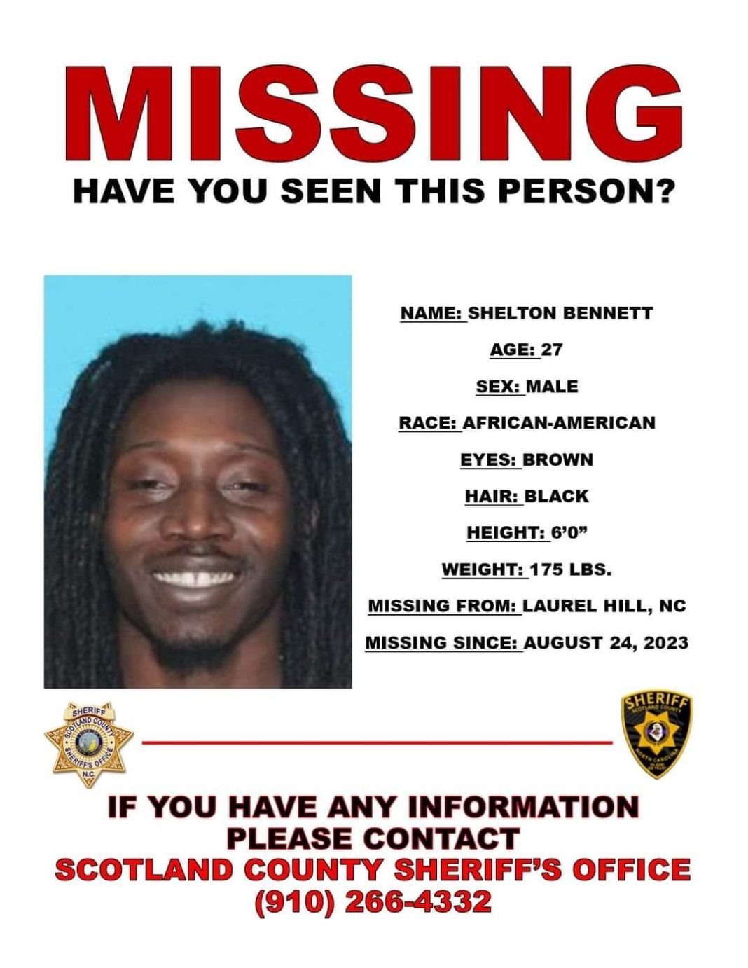 Two Women May Know What Happened To Shelton Bennett In NC