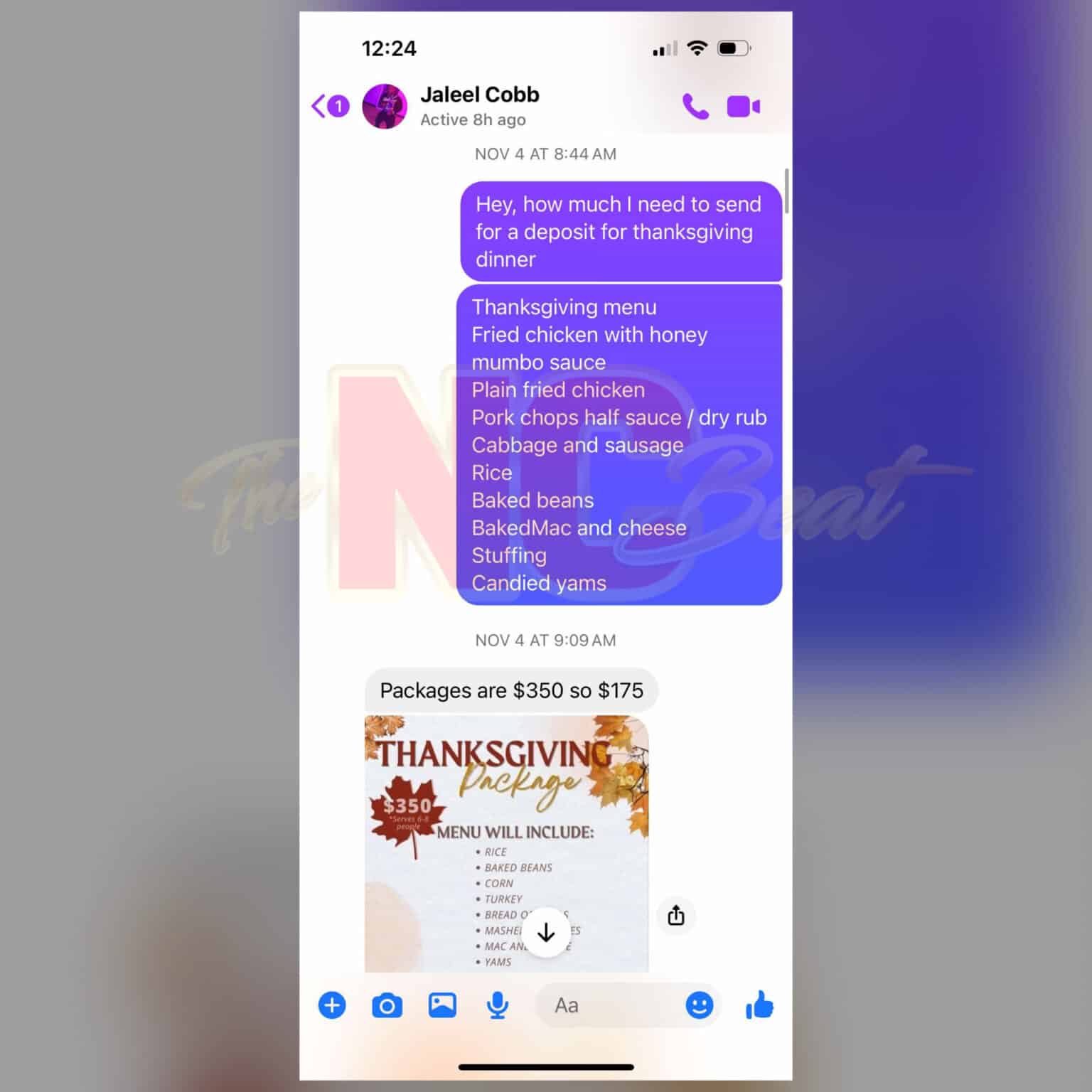 Fayetteville Chef Cobb Scams Family With Thanksgiving Meal