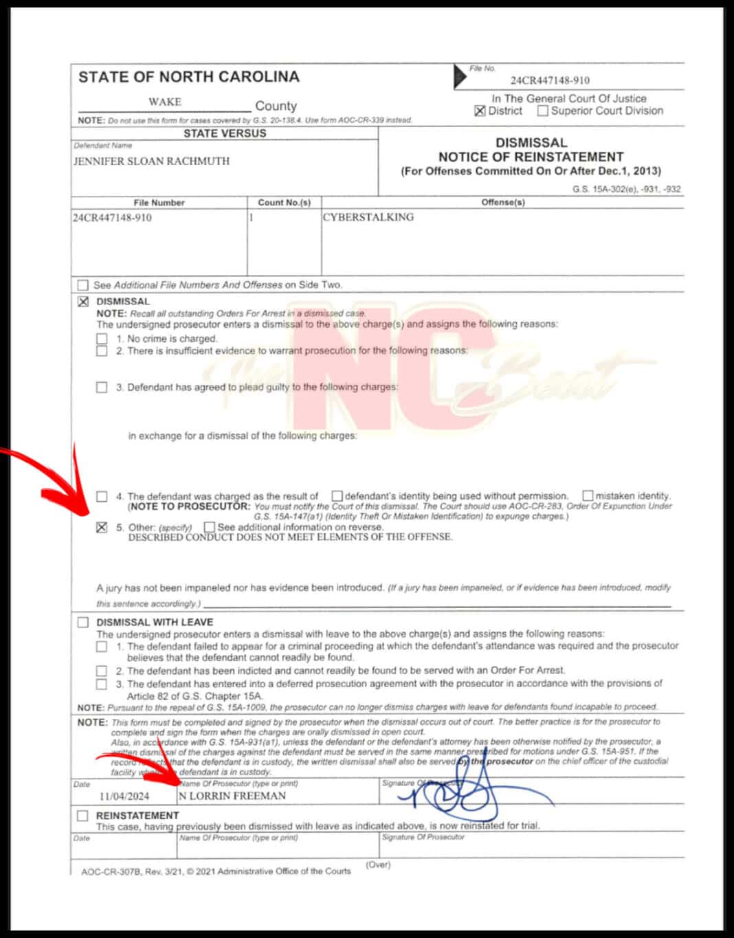 Cyberstalking Charges Dropped Against Journalist Sloan Rachmuth