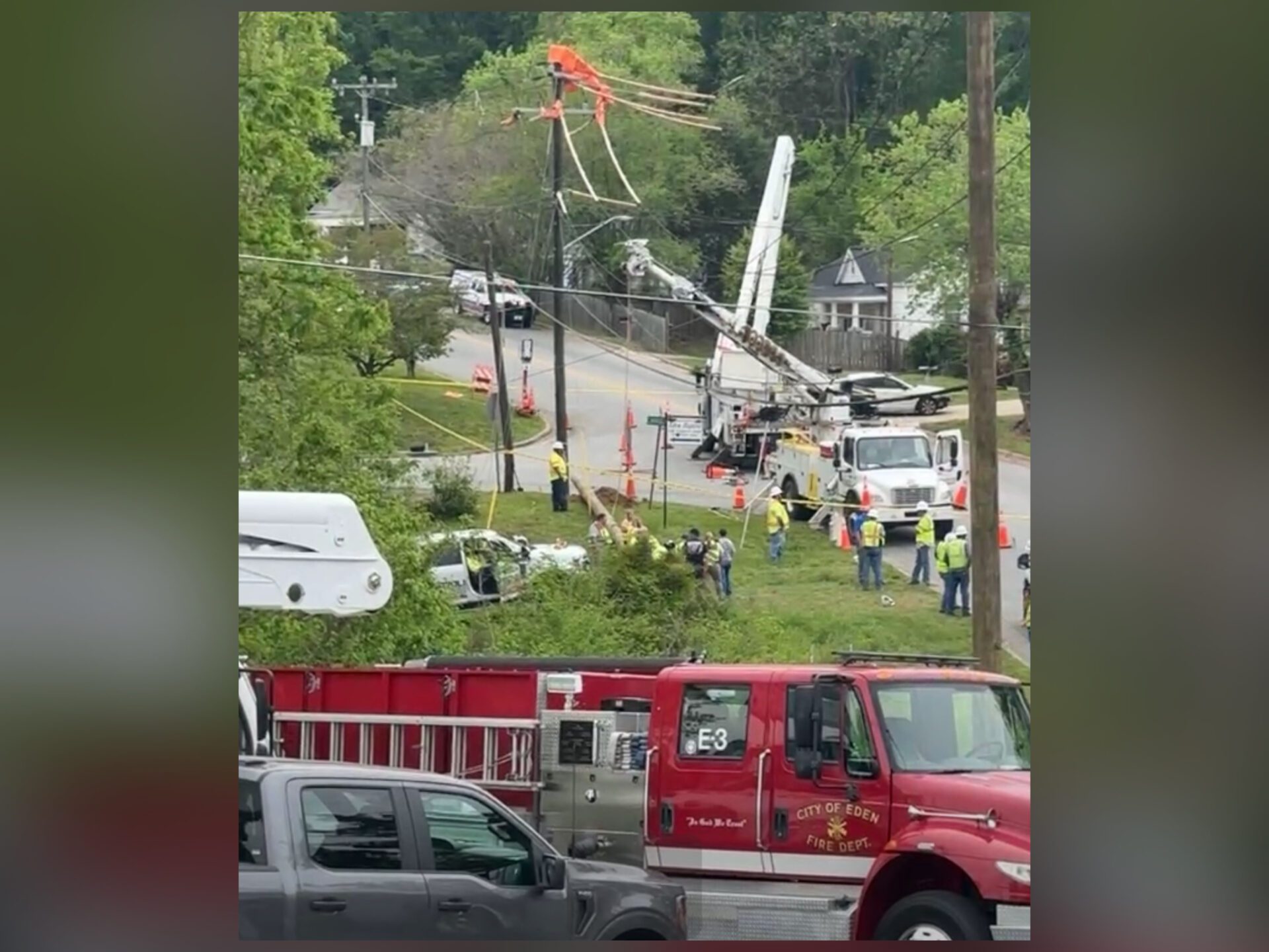 Four Linemen Killed In Eden NC City Dump Truck Crash