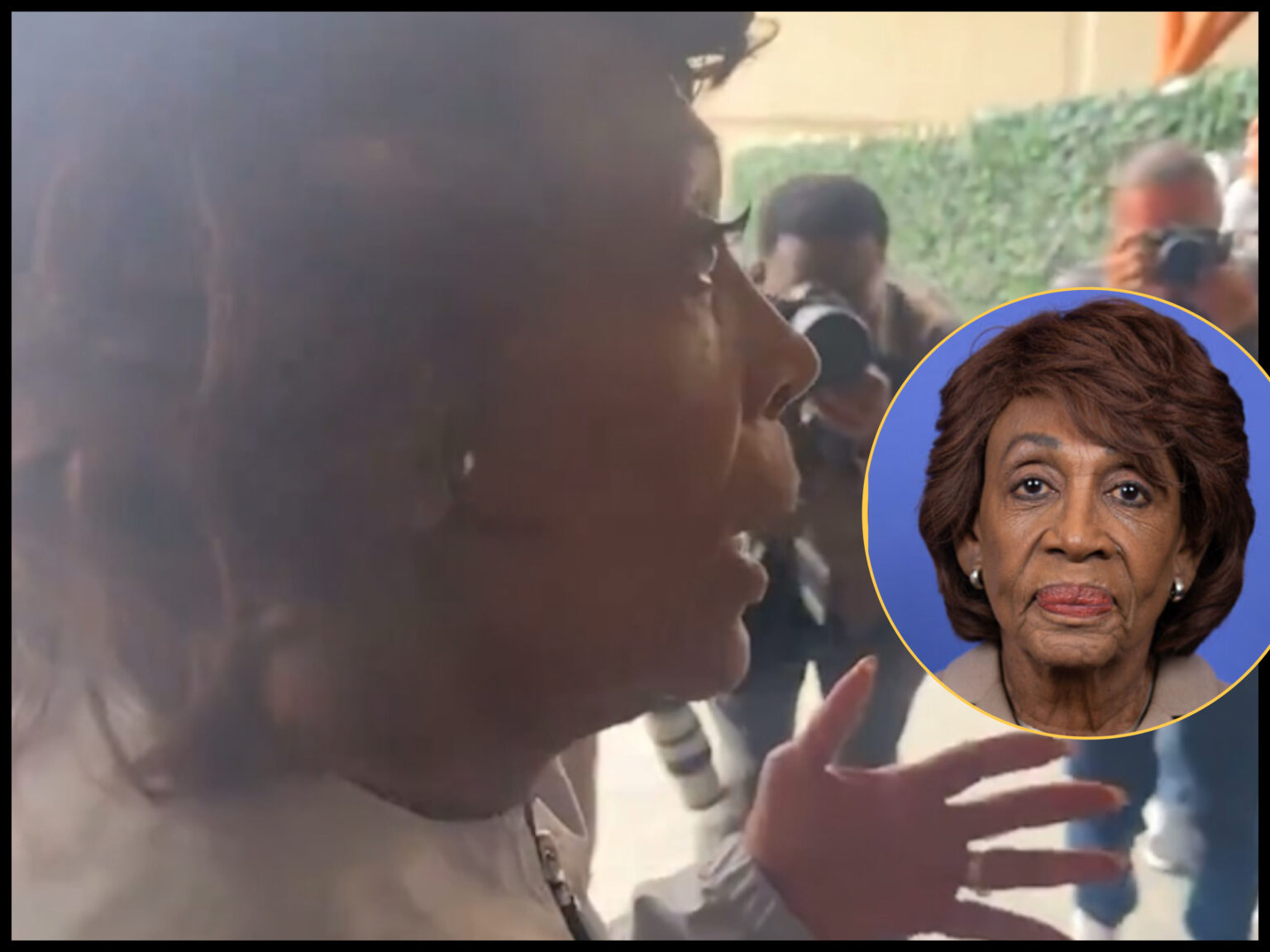 Maxine Waters Gets Door Slammed During Ice Facility Visit