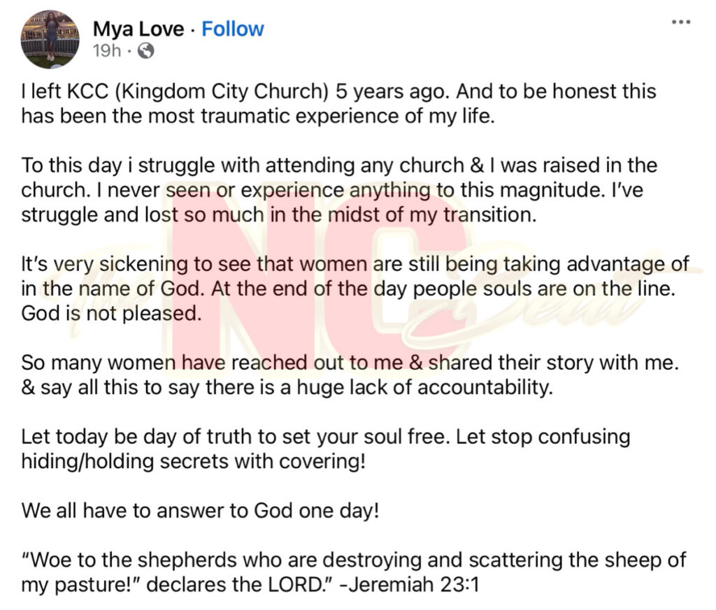 Prophet Brian Carn Accused Again: 2nd Woman Comes Forward