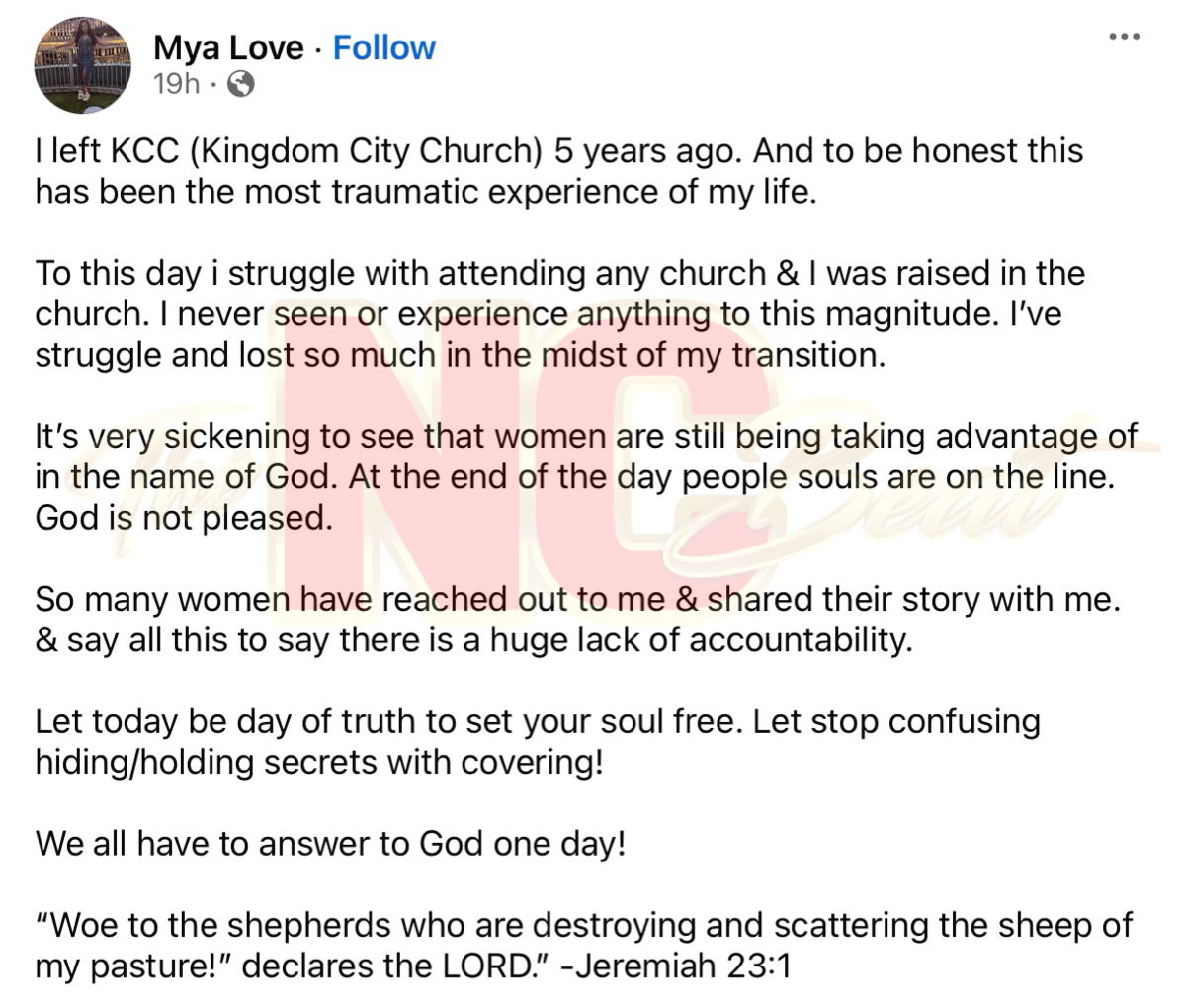 Prophet Brian Carn Accused Again: 2nd Woman Comes Forward