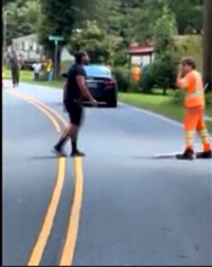 North Carolina Driver Slaps Flagger In Road Work Zone