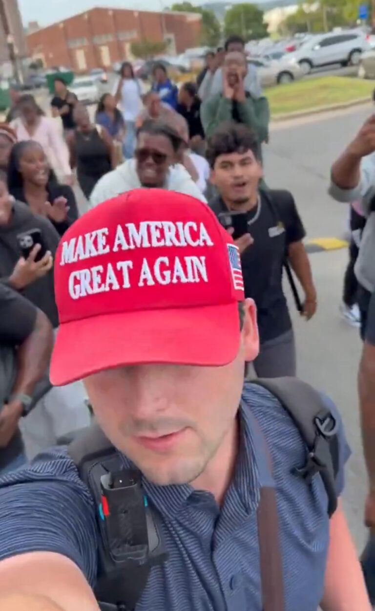 MAGA Group Escorted Off TSU Campus [VIDEO]