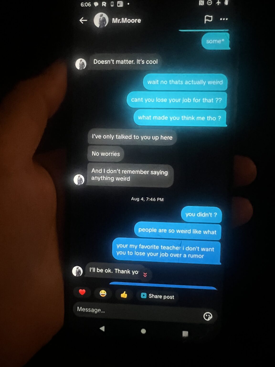 NC Teacher Manley Moore Accused Of Messaging 14-Year-Old